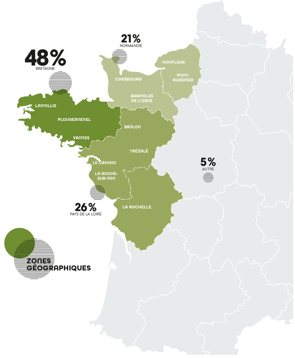 Nos territoires d’intervention | Lemarchandel Formation